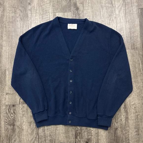 Jantzen | Sweaters | Vintage Jantzen Grandpa Knit Cardigan Sweater ...